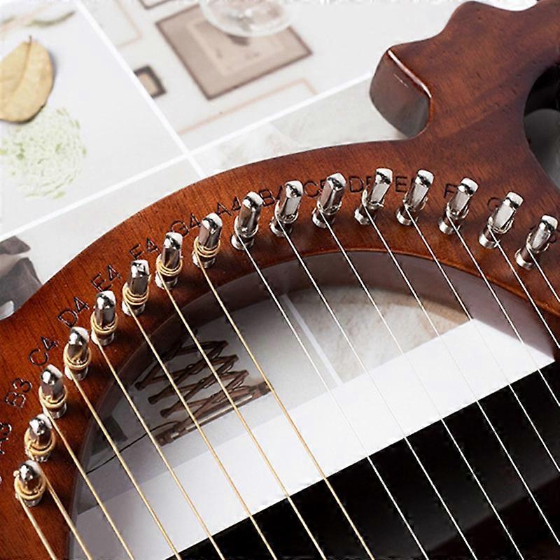 Lyre Harp, 16 String Mahogany Body String Instrument Body Instrument ...