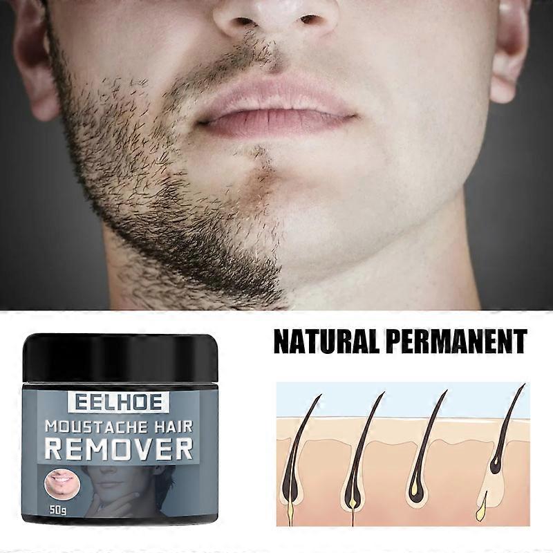 Men's Permanent Hair Beard Removal Cream, Permanent Hair Removal Cream ...