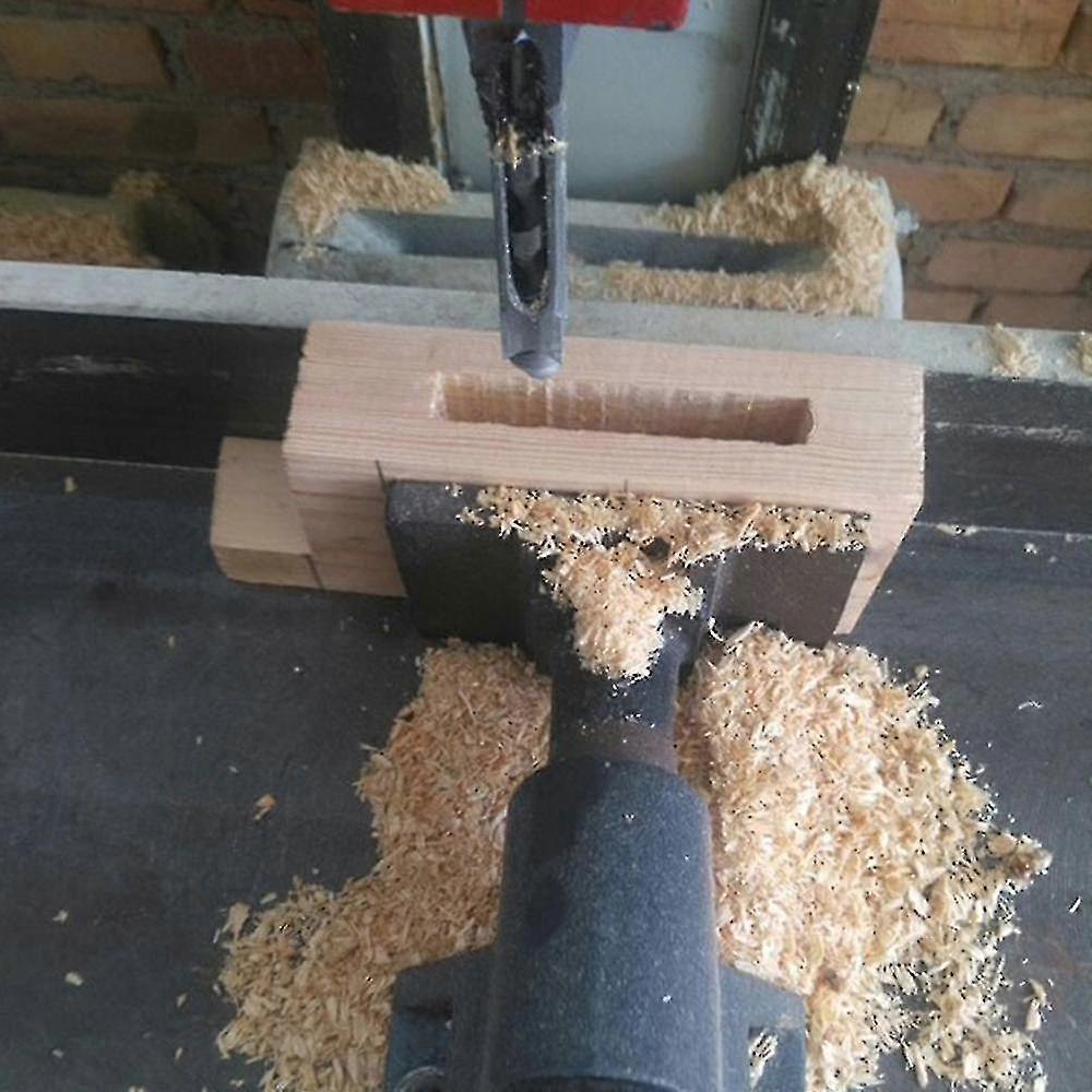 Woodworking Square Hole Drill Bit Hollow Chisel Tenon Drill Tool - Set ...