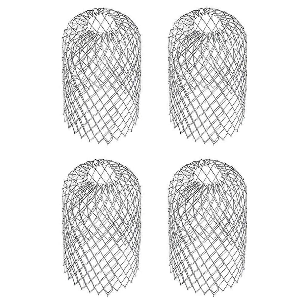 4 Pack Aluminum Gutter Screens Metal Downspout Protector Mesh Filter ...