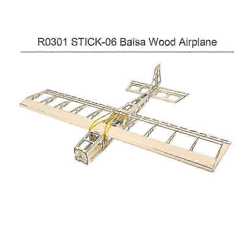 R03 STICK-06 Airplane 580mm Wingspan Balsa Wood DIY Electric Aircraft ...