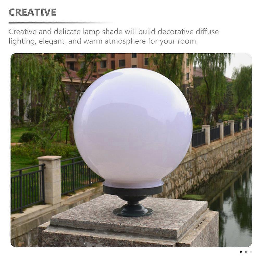 Acrylic Outdoor Waterproof Lampshade Replacement Round Ball Shape Lamp ...