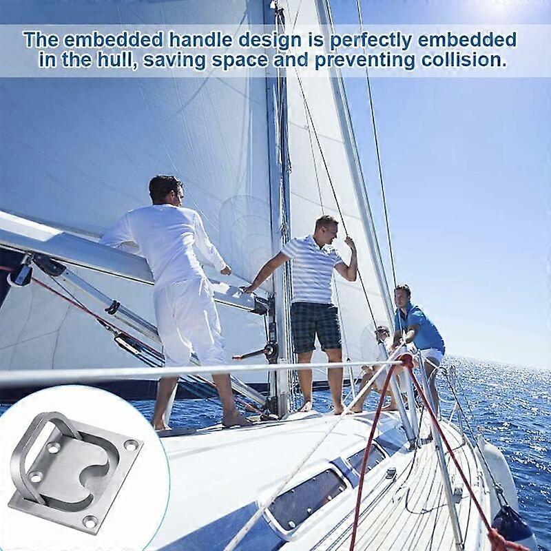 Recessed Drawer Handle Stainless Steel Marine Handle Recessed Hatch ...