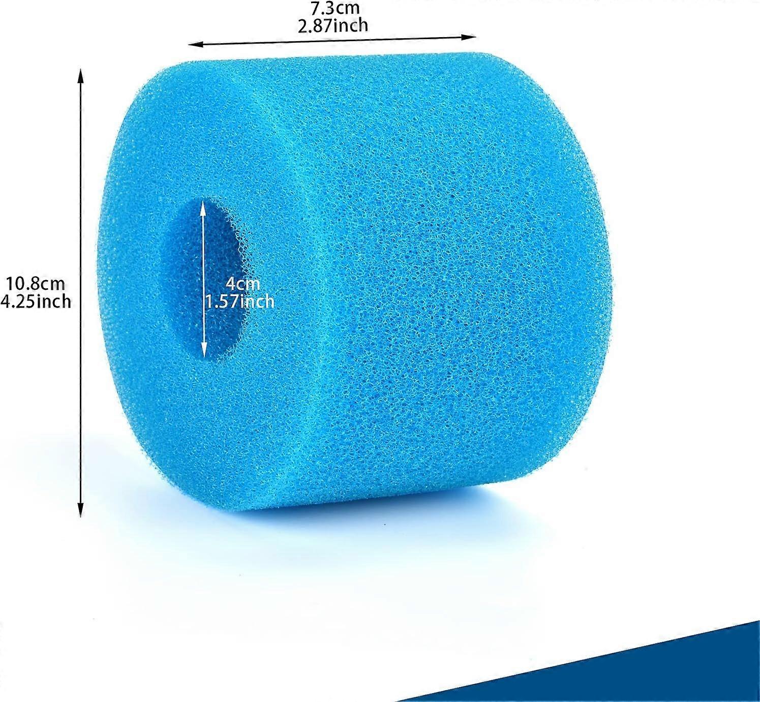 4 Pieces Filter Sponge Type, Foam Filter Cartridge, Pool Filter Foam ...