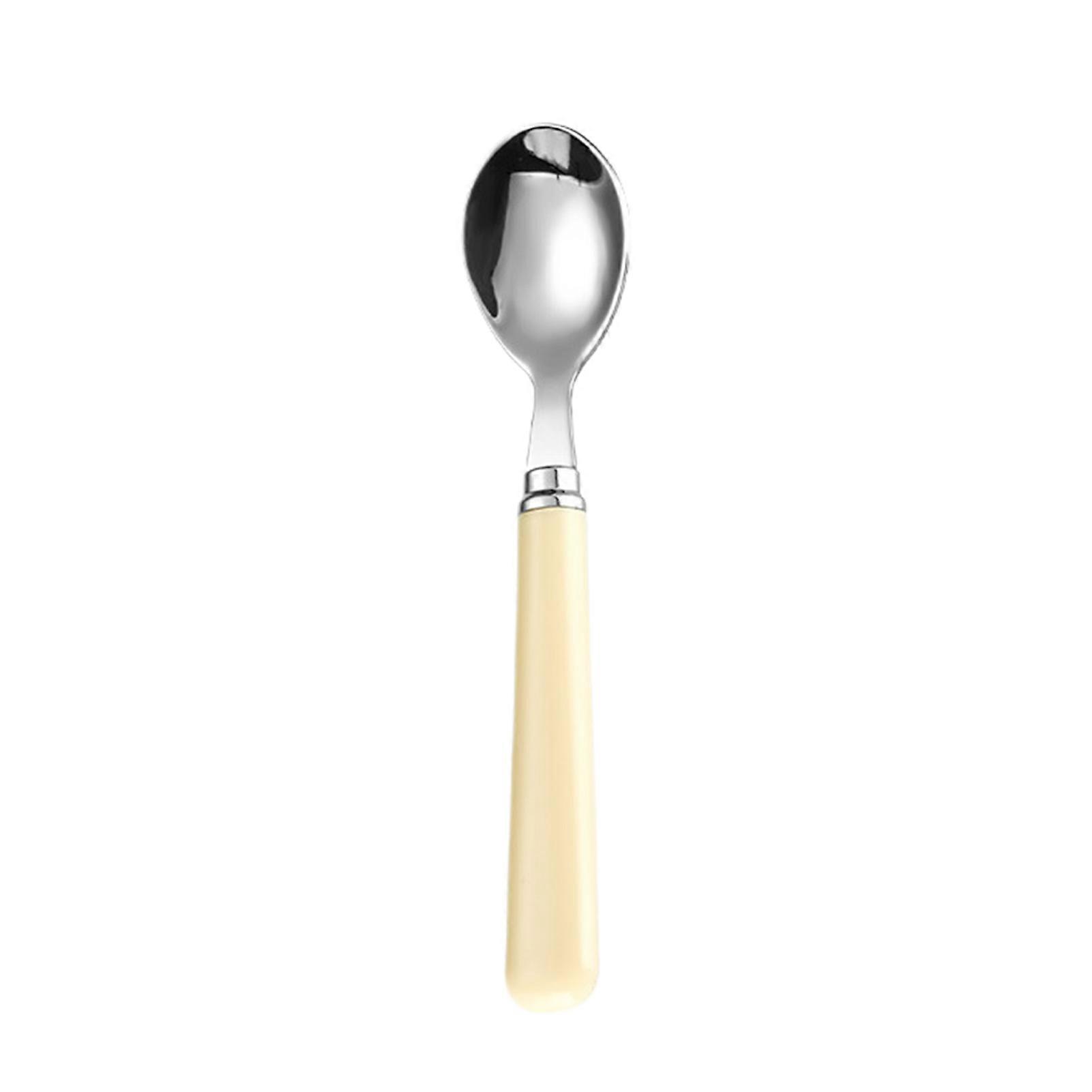 Dinner Spoon Fork Fruit Puree Spoon Stainless Steel Coffee Stirring ...
