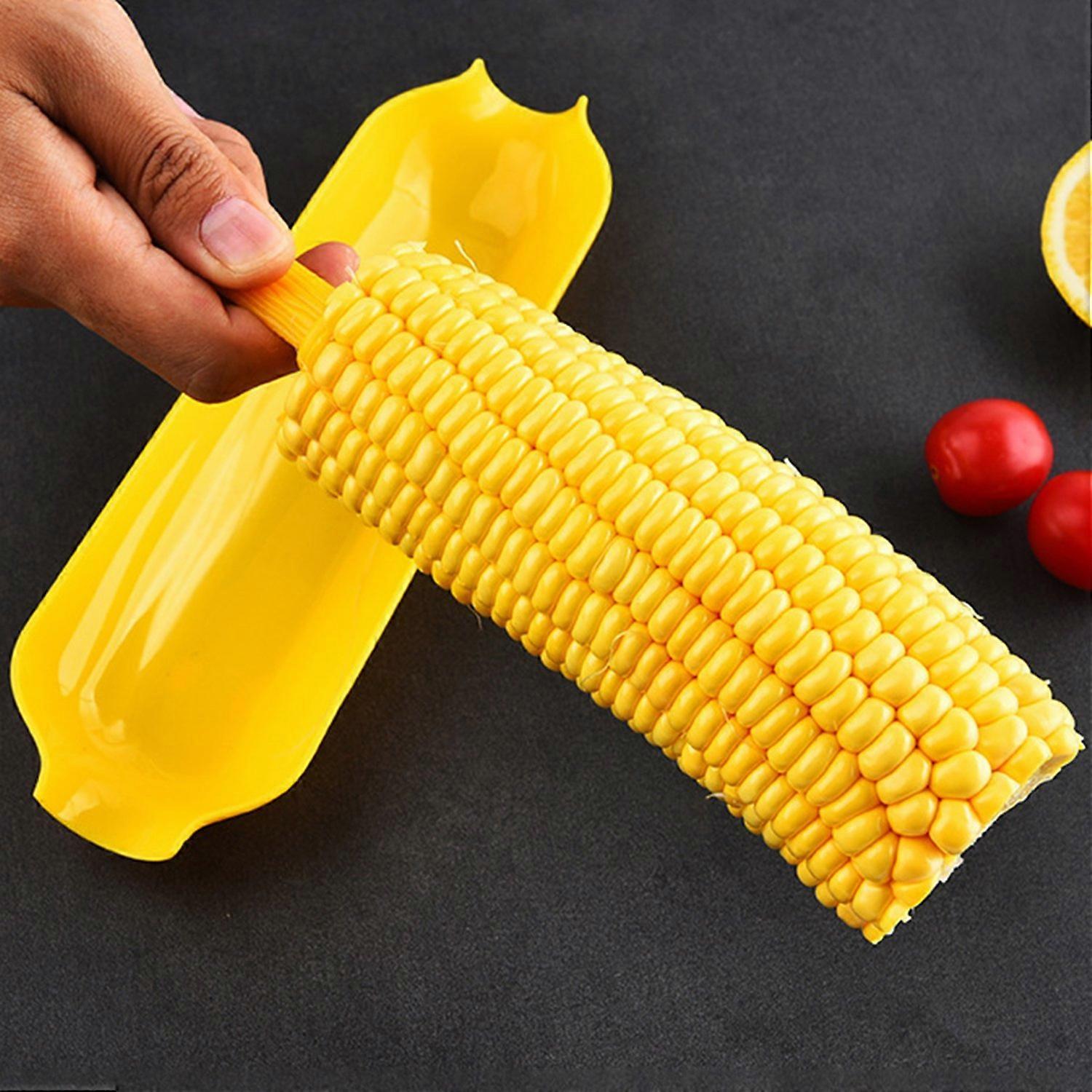 1 Set Corn Fork Set with Tray Portable Convenient Cooking Utensils ...