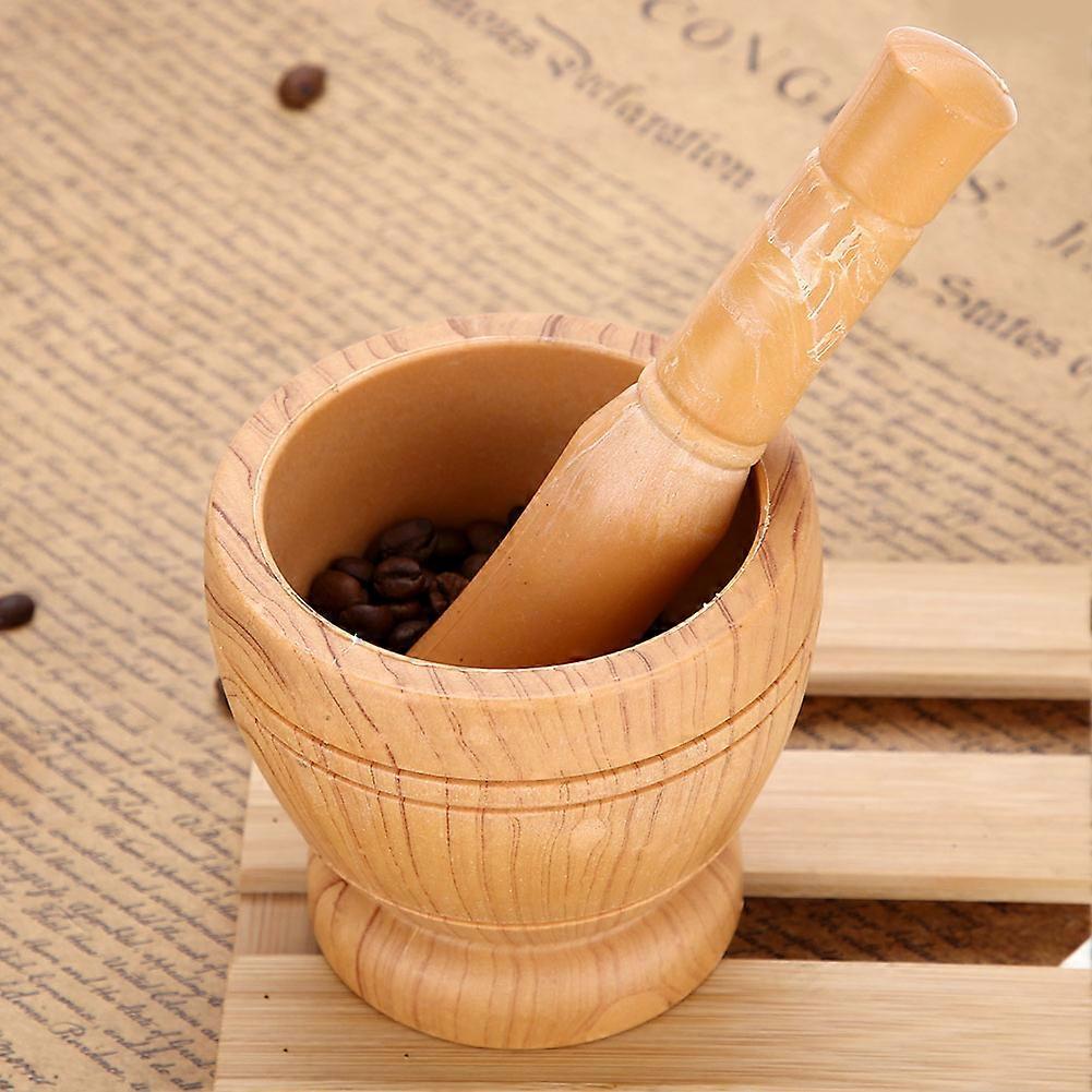 Kitchen Hand Manual Plastic Garlic Ginger Spices Mortar Pestle Set ...