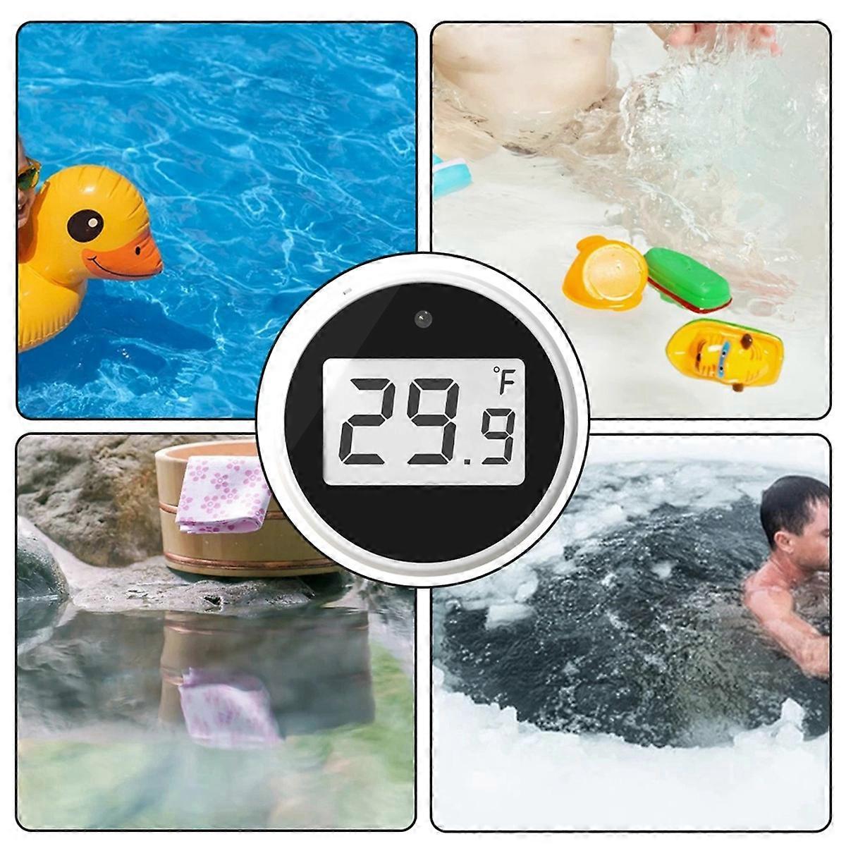 Digital Floating Bath Thermometer with Timer -20-70 Waterproof Water ...