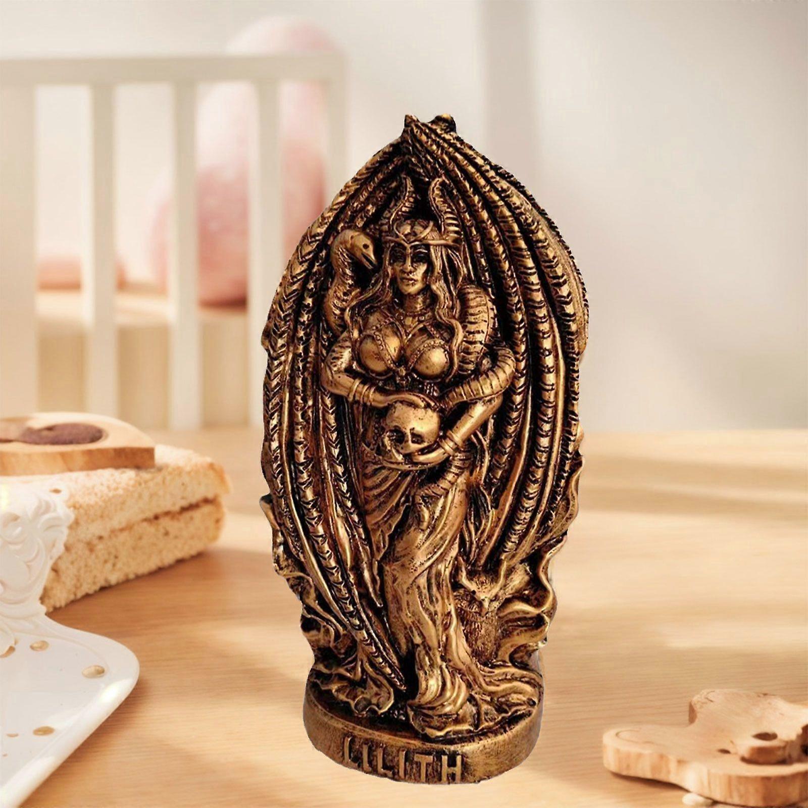 Lilith Resin Statue Lilith's Gothic Sculptural Altar And Table ...