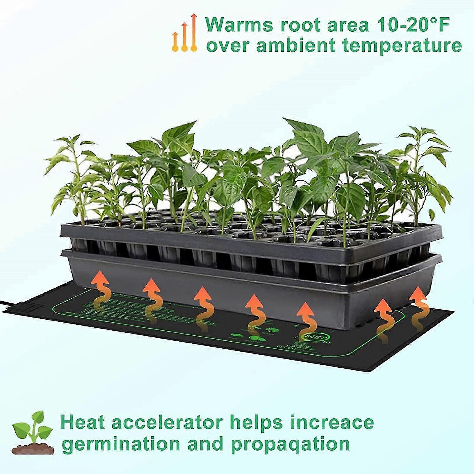 Seedling Heat Mat-Plant Heating Pad, Warm Germination Hydroponic MET ...