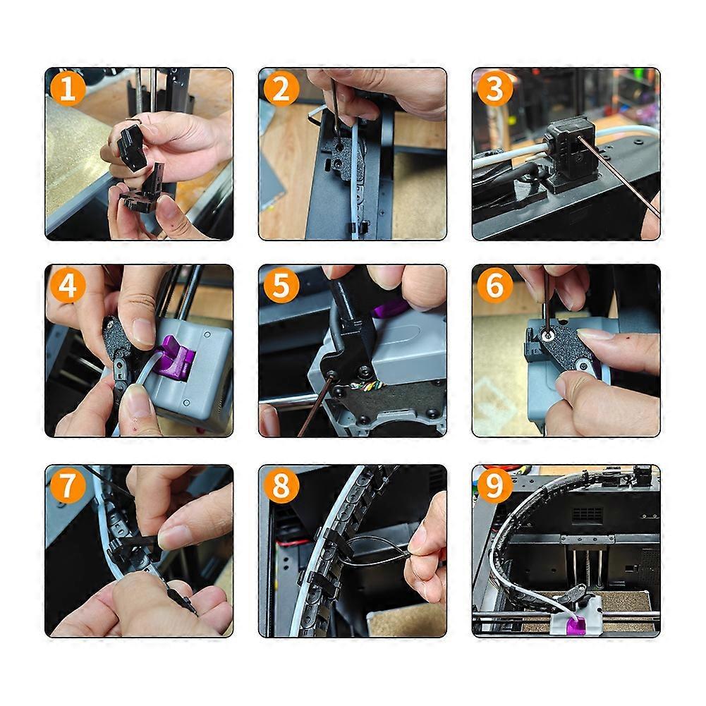 Open Drag Chain Bridge Type 6x10mm Cable Carrier 3D Pritner Upgraded ...