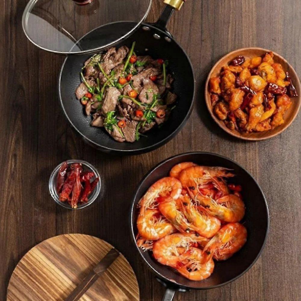 Authentic Japanese Iron Skillet No Chemical Coating Gas Induction Safe ...