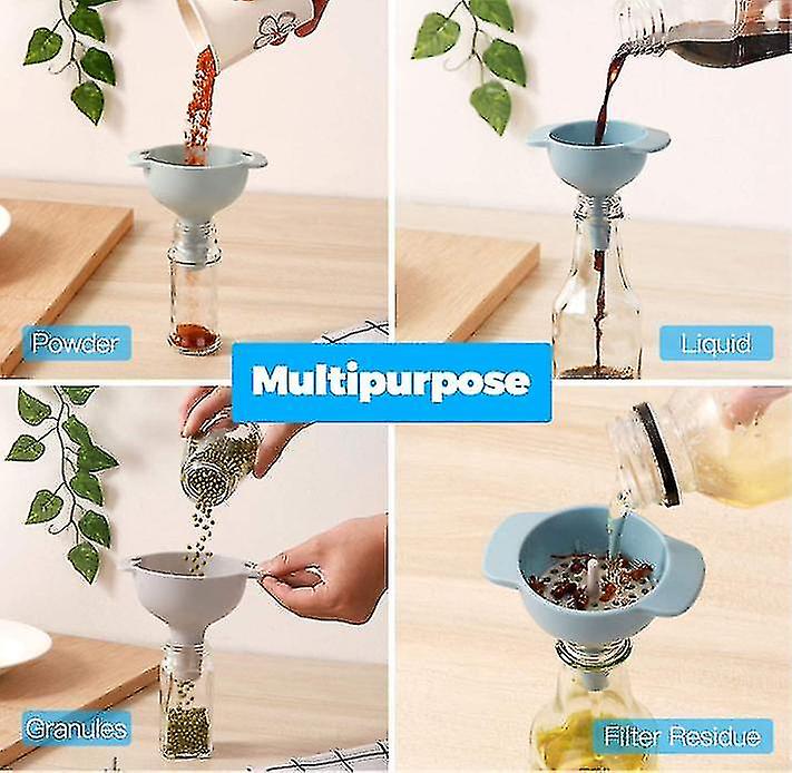 Funnel Set, Kitchen Funnel, Small/medium/large Funnel For Filling ...