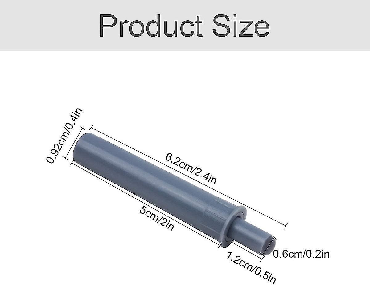 Cabinet Door Damper 10 Pieces Plastic Push Damper Buffer System For ...