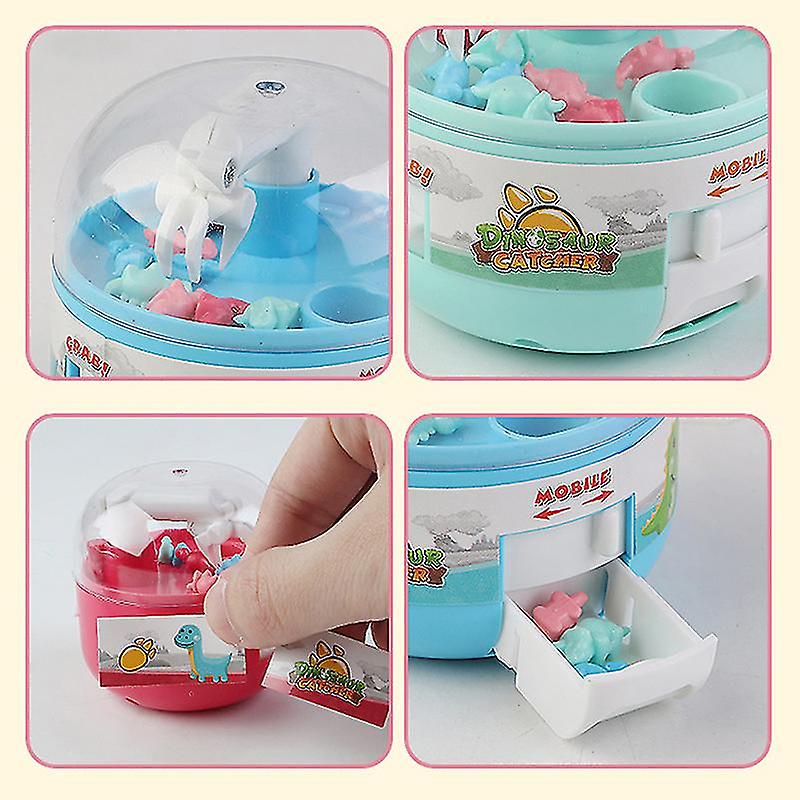 Mini Claw Machine Stuff Dinosaur Gashapon Toy Grabber Fingertip Toy ...