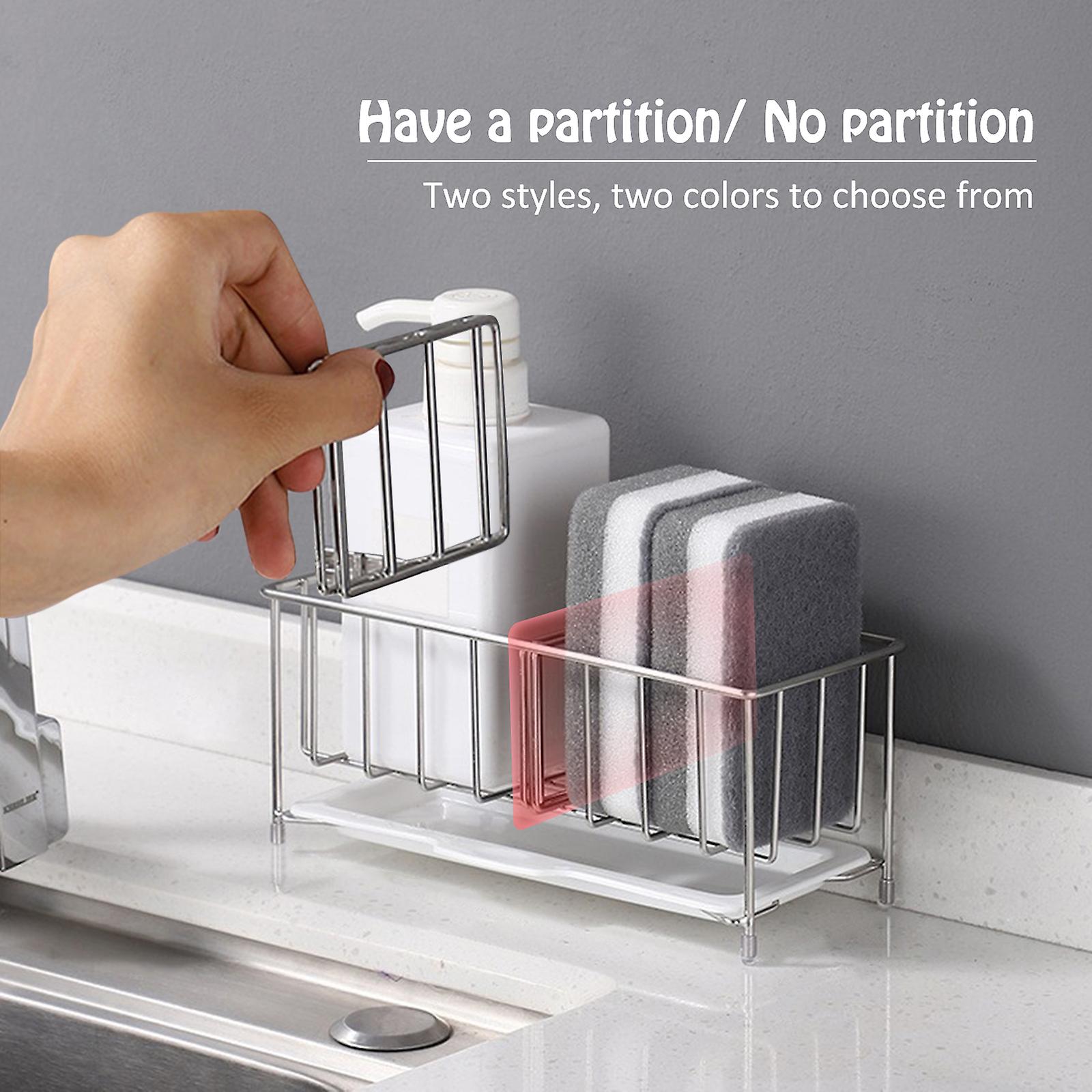 Køkkenvask Arrangør Caddy Ryddelig holder Afløb Krog Stativer ...