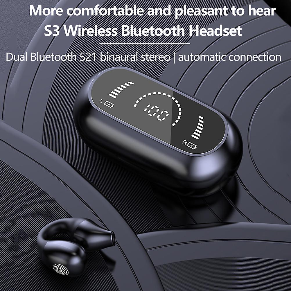Bone Conduction Headphones Earhooks Earclip Hifi Wireless Bluetooth ...