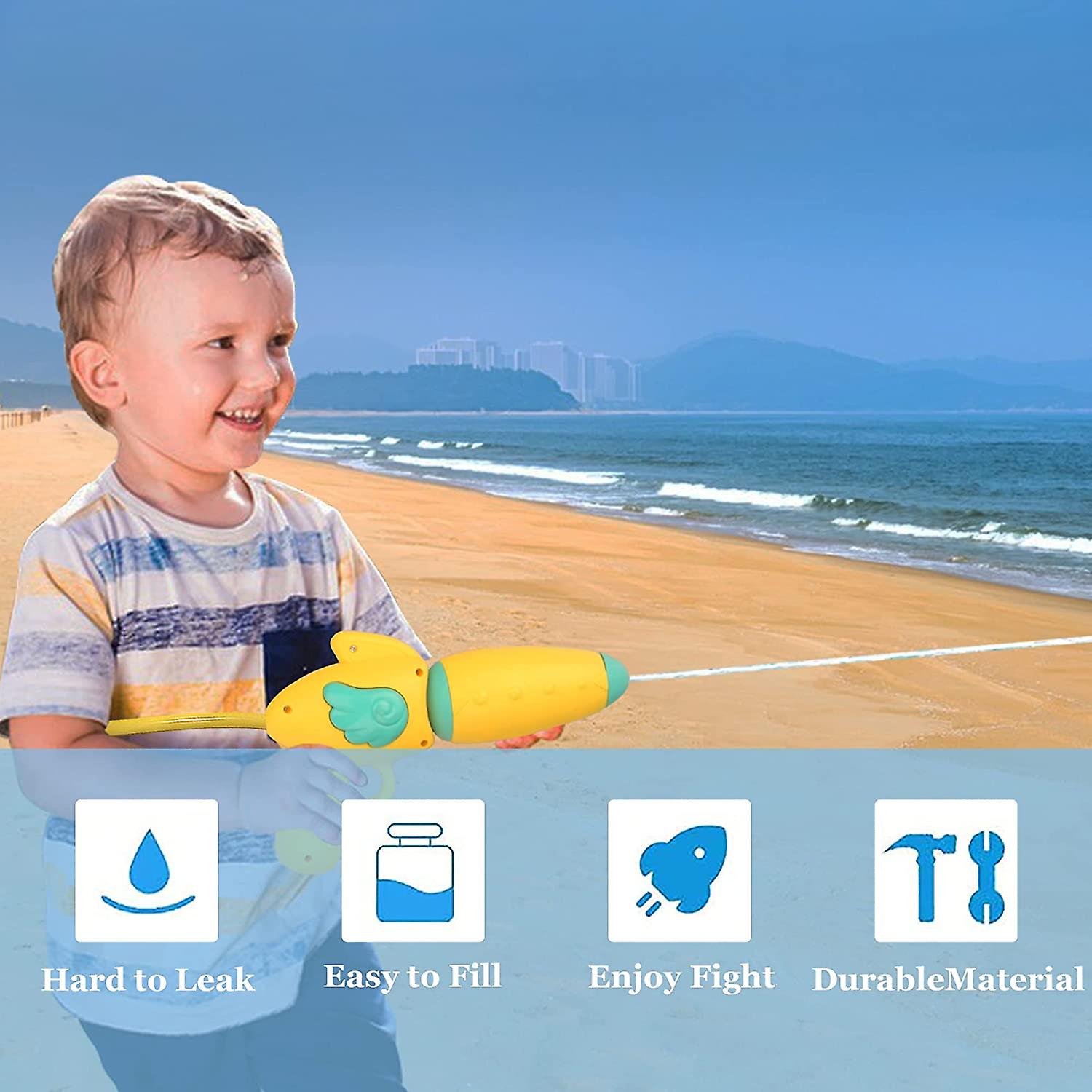 Water Gun Backpack Blaster Nozzle Water Pistols With 1500ml Water Tank ...