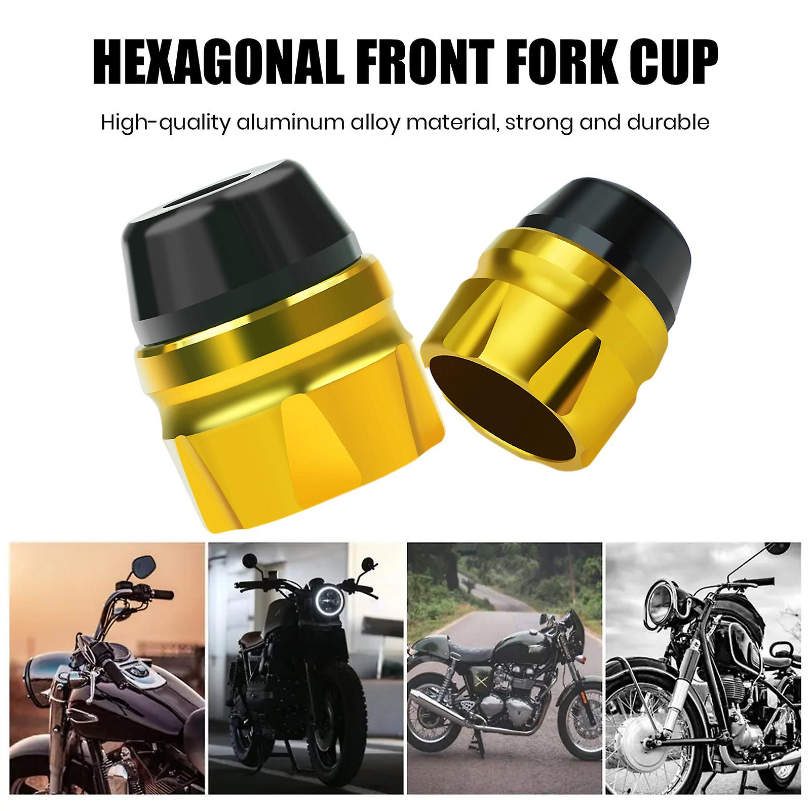 1 Pair Universal Motorcycle Front Fork Frame Sliders Crash Pad Scooters ...