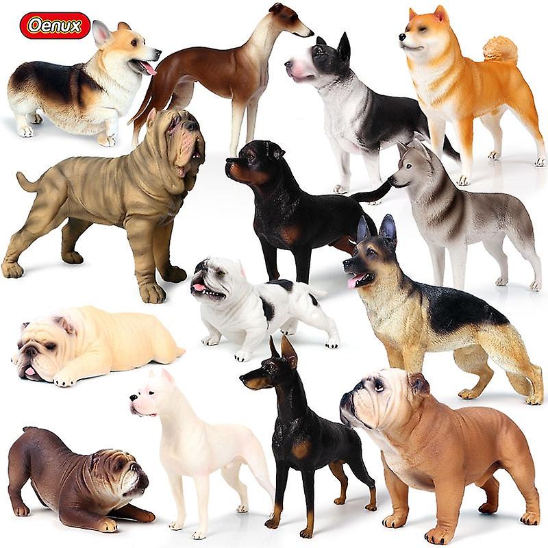 Oenux New Big Dog Animal Simulation Bull Terrier Rottweiler Corgi Shiba ...