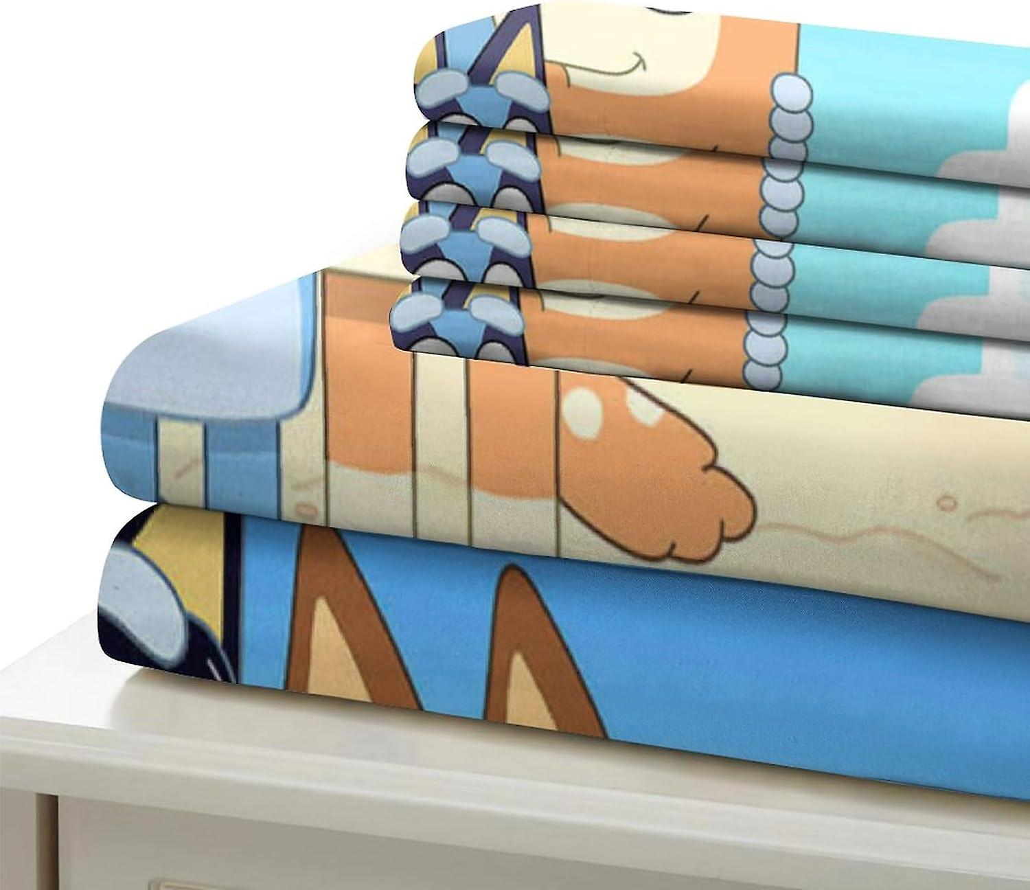 EDMKO Bluey3D Printed Bedding Comforter Cover Set with Pillowcases ...