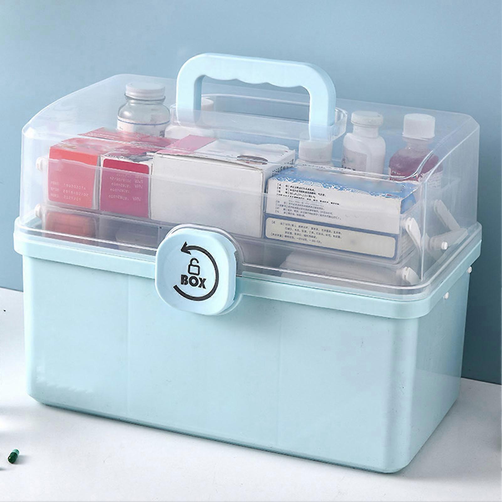 Medicine Storage Box Multipurpose Large Capacity Multi Layers Portable ...