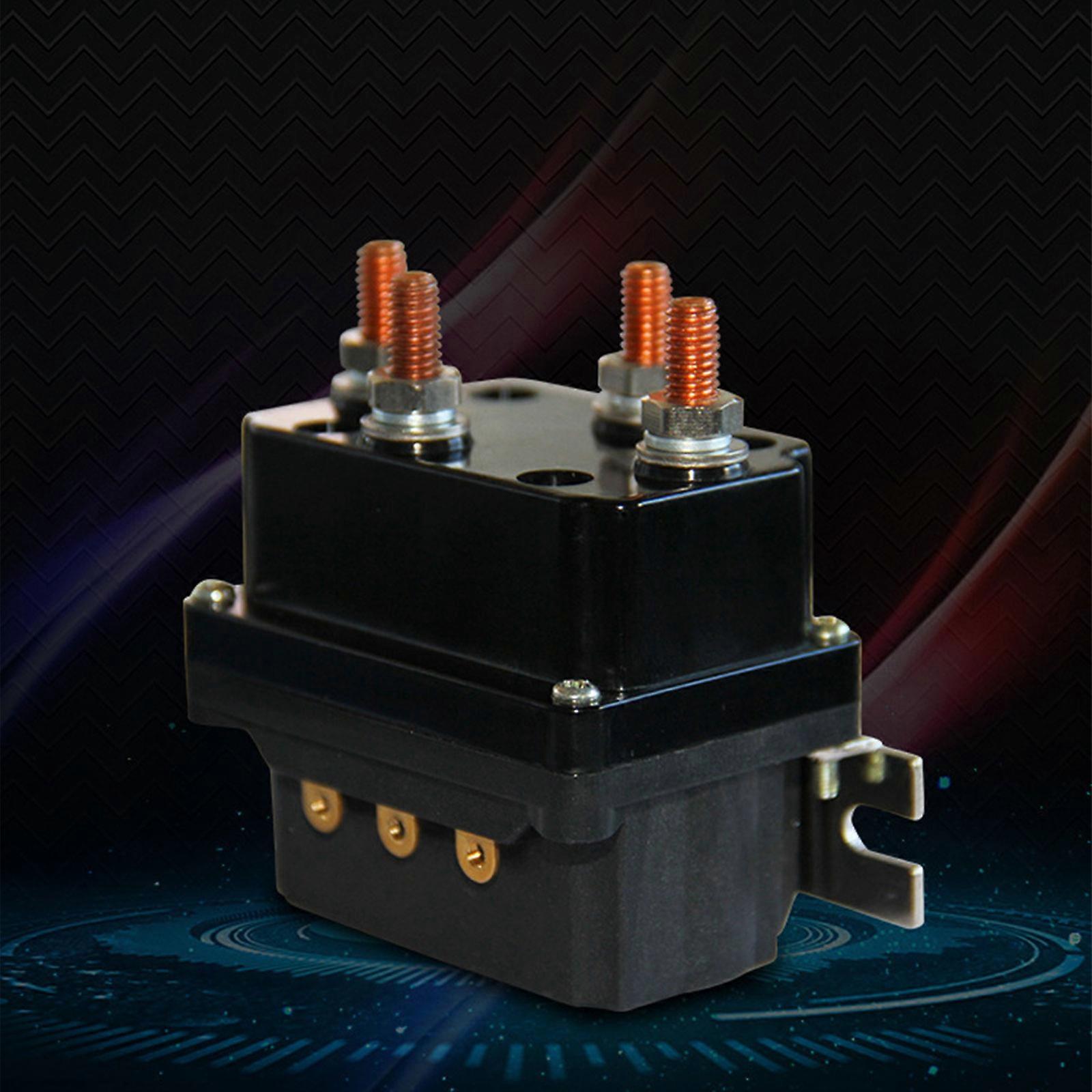 Winch Solenoid Contactor Relay Fit for 5000lbs-7000lbs ATV UTV 4WD 4x4 ...