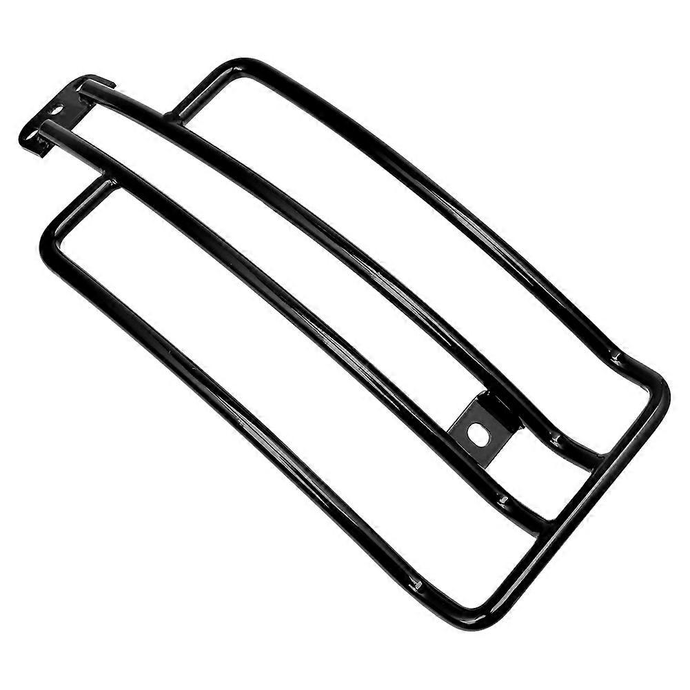 Motorcycle Matte Black & Gloss Black Rear Solo Seat Luggage Rack ...