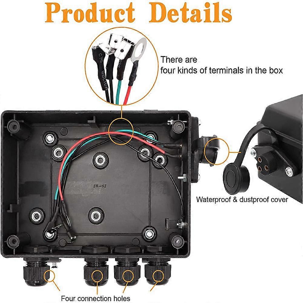 Solenoid Relay Control Contactor Box for 8000-17000Lbs Electric ATV UTV ...
