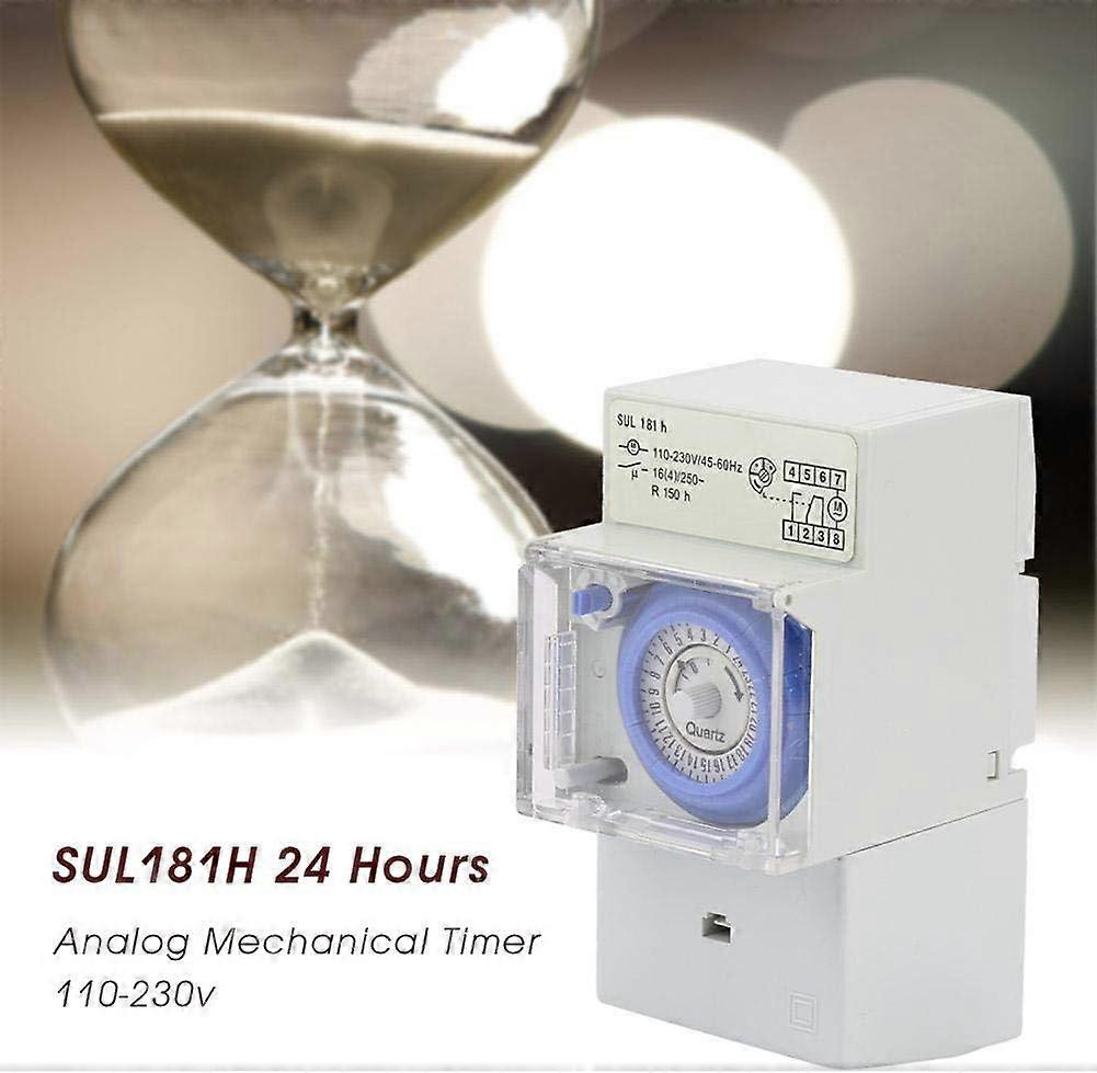Timer, 24 Hour Time Switch, Timer 110-230V SUL 181H Analog Mechanical ...