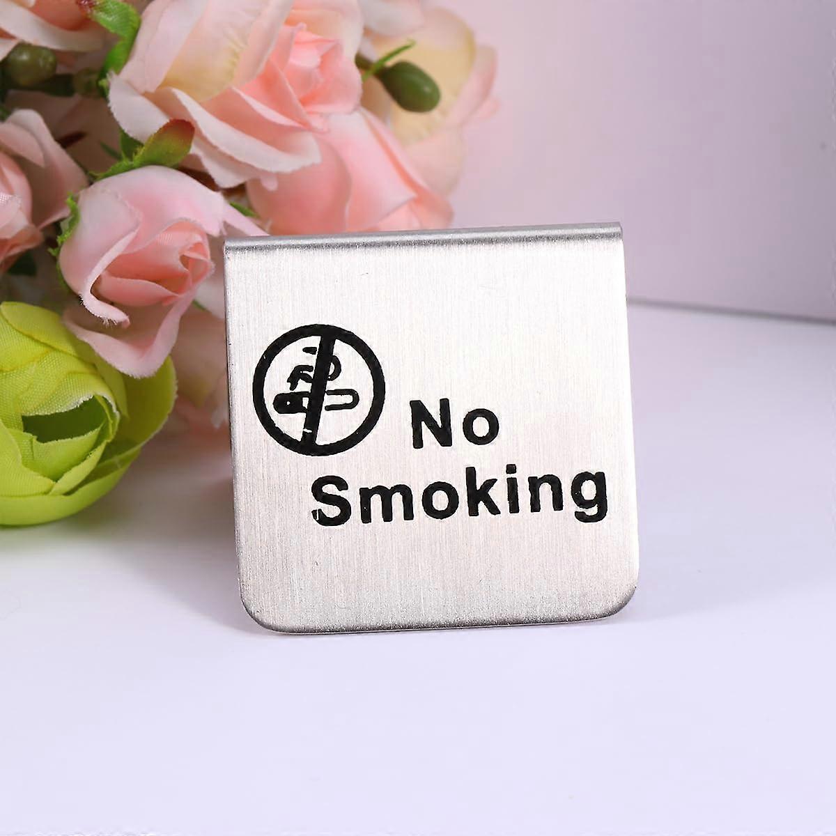 3pcs No Smoking Signs Metal No Smoking or Table Sign Warning Sign for ...