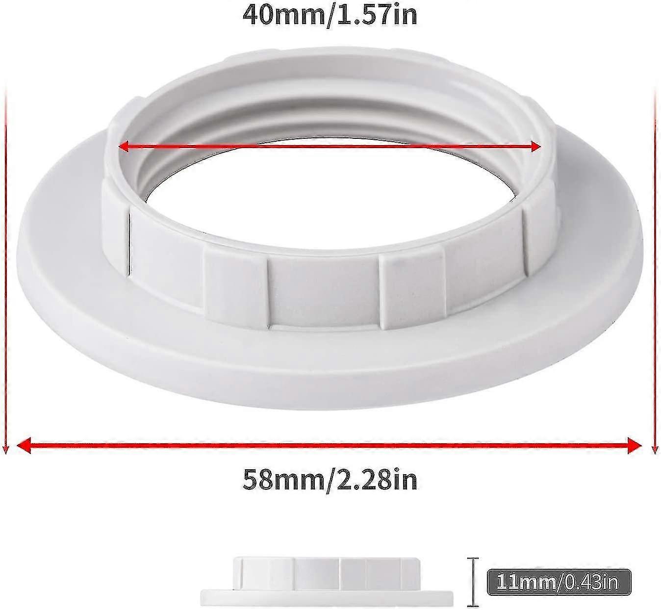 Pack Of 10 Shade Adapter Rings E27 Lamps | Fruugo UK