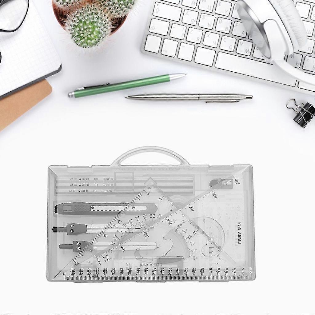 Architect Set,professional Geometry Set,compass And Protractor Set ...