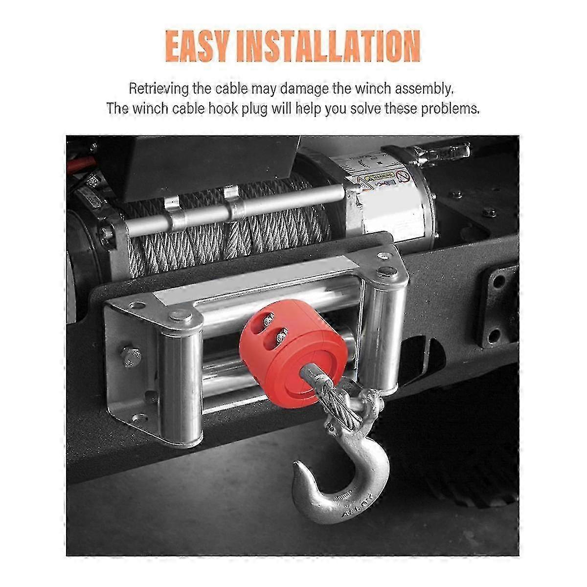 Rubber Winch Stopper,Winch Cable Saver Hook Stopper Line Rubber Stopper ...