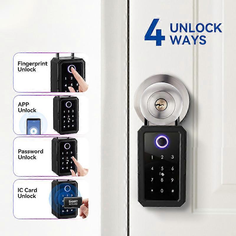 JWL-Smart Lock Box Tuya Ttlock App Controlled Wifi Electronic Lockbox ...