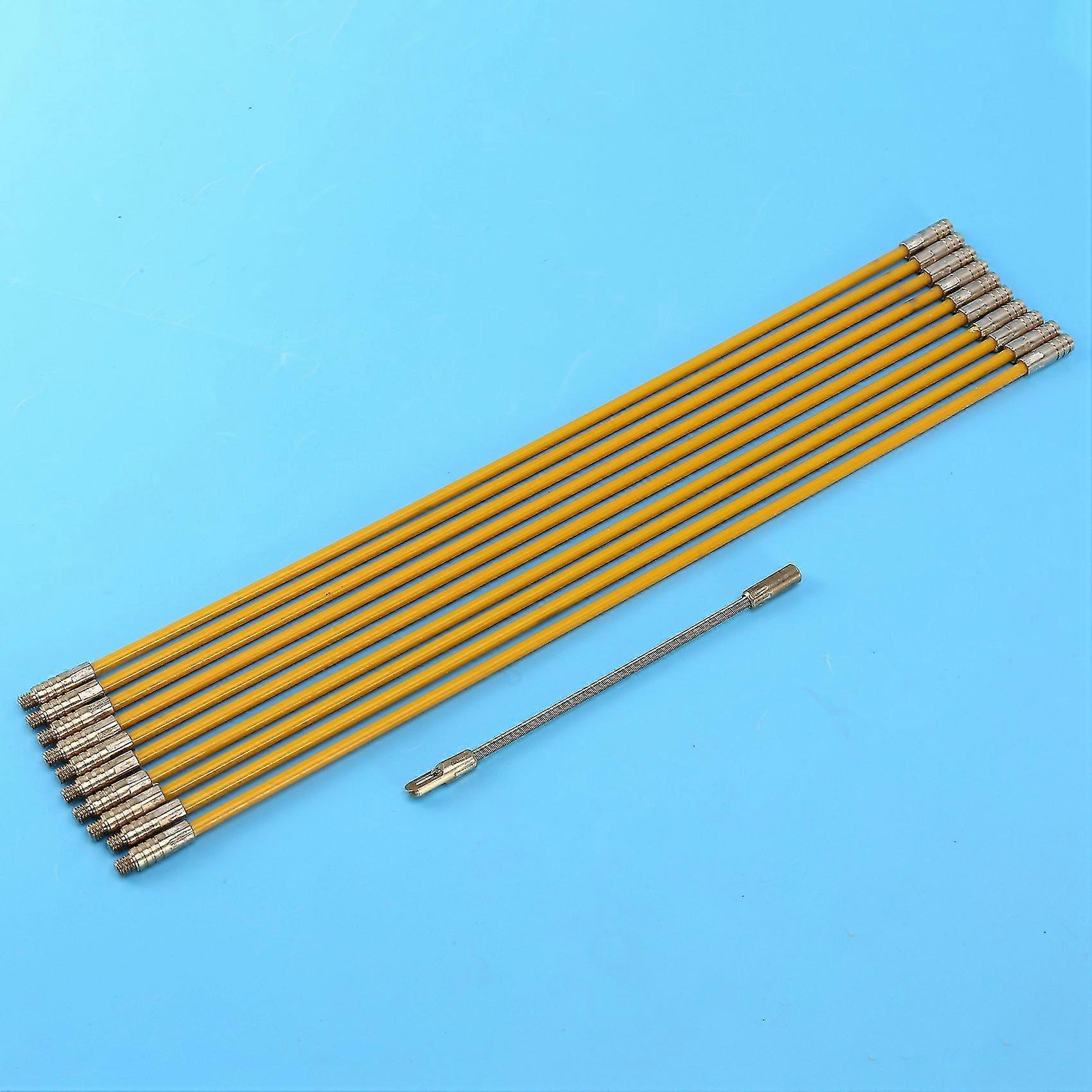 Cabling Rods Fish Tape 10.83ft Fiberglass Electrical Cable Threader ...