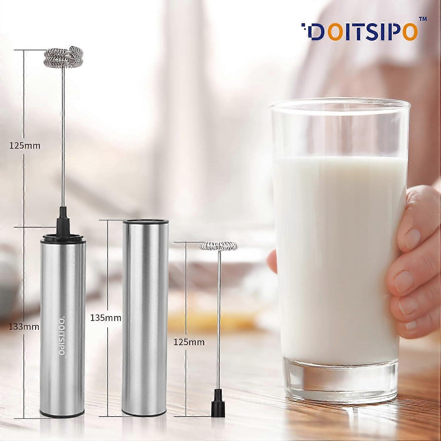 HEYTEA Milk Frother Handheld, Electric Hand Foamer for Drink Mixer ...