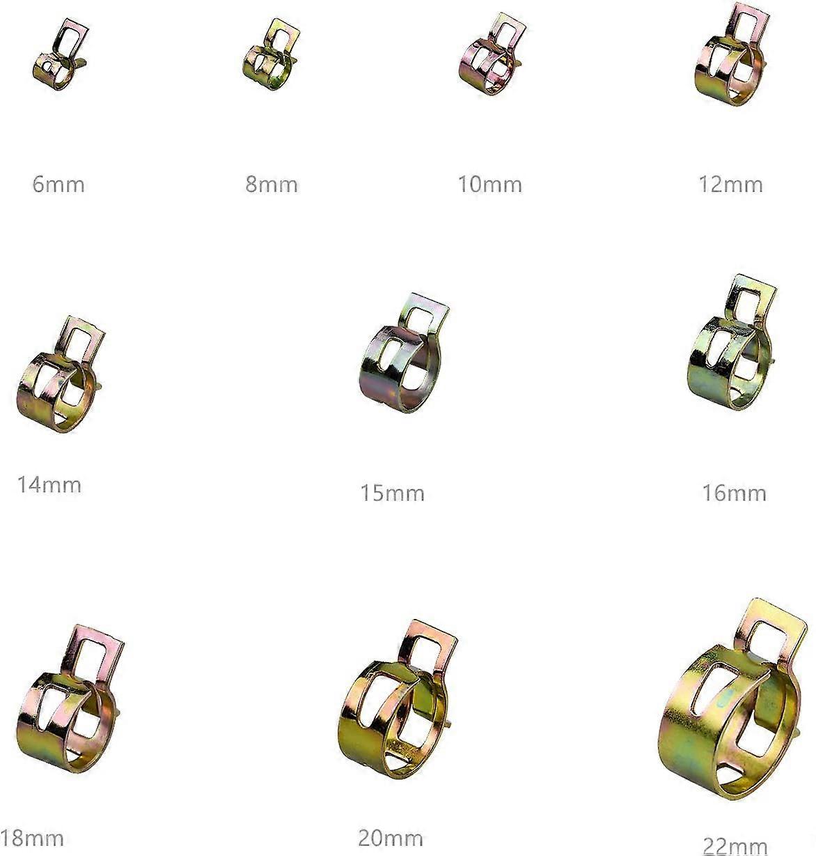 A Pack of Spring Hose Clamps - Adjustable Clamps for Securing Flexible ...