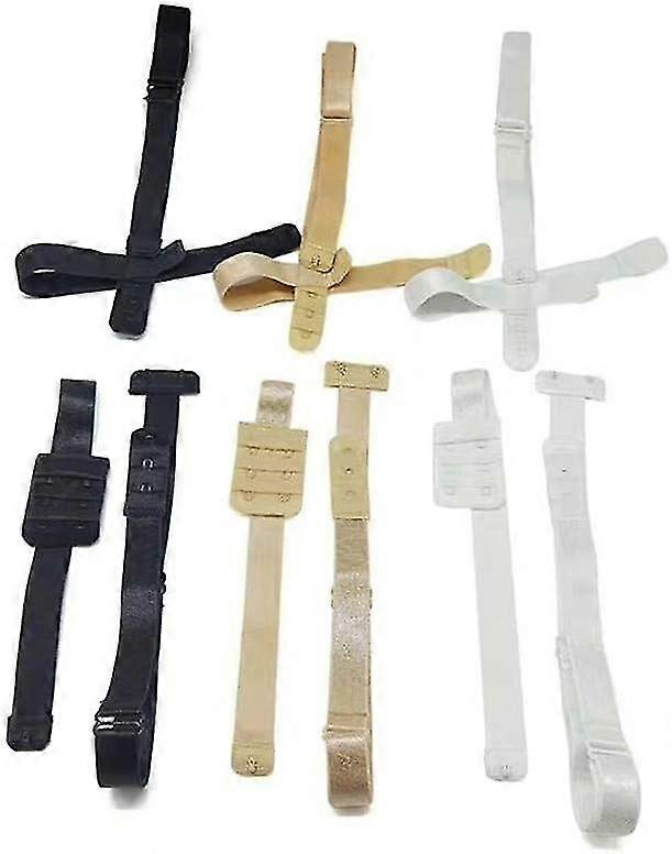 Low Back Bra Converter Straps - 3 Pack Women Backless Bra Extension ...