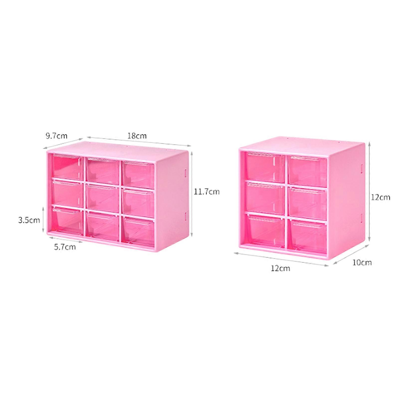 Storage Box with 9/6 Drawers, Plastic Sorting Box Assortment Box for ...