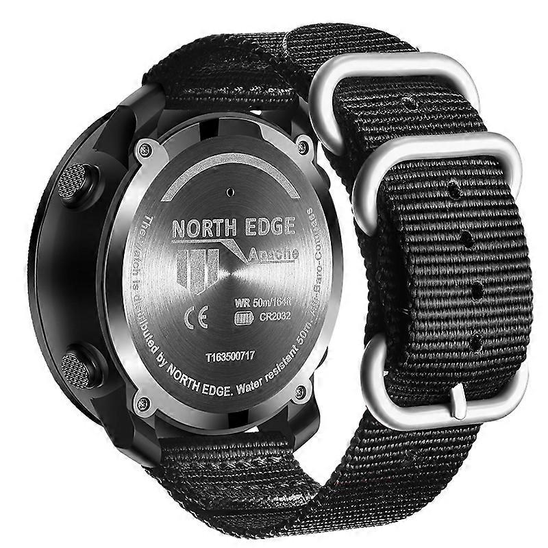 NORTH EDGE Men's sport Digital watch Running Swimming Military Army ...