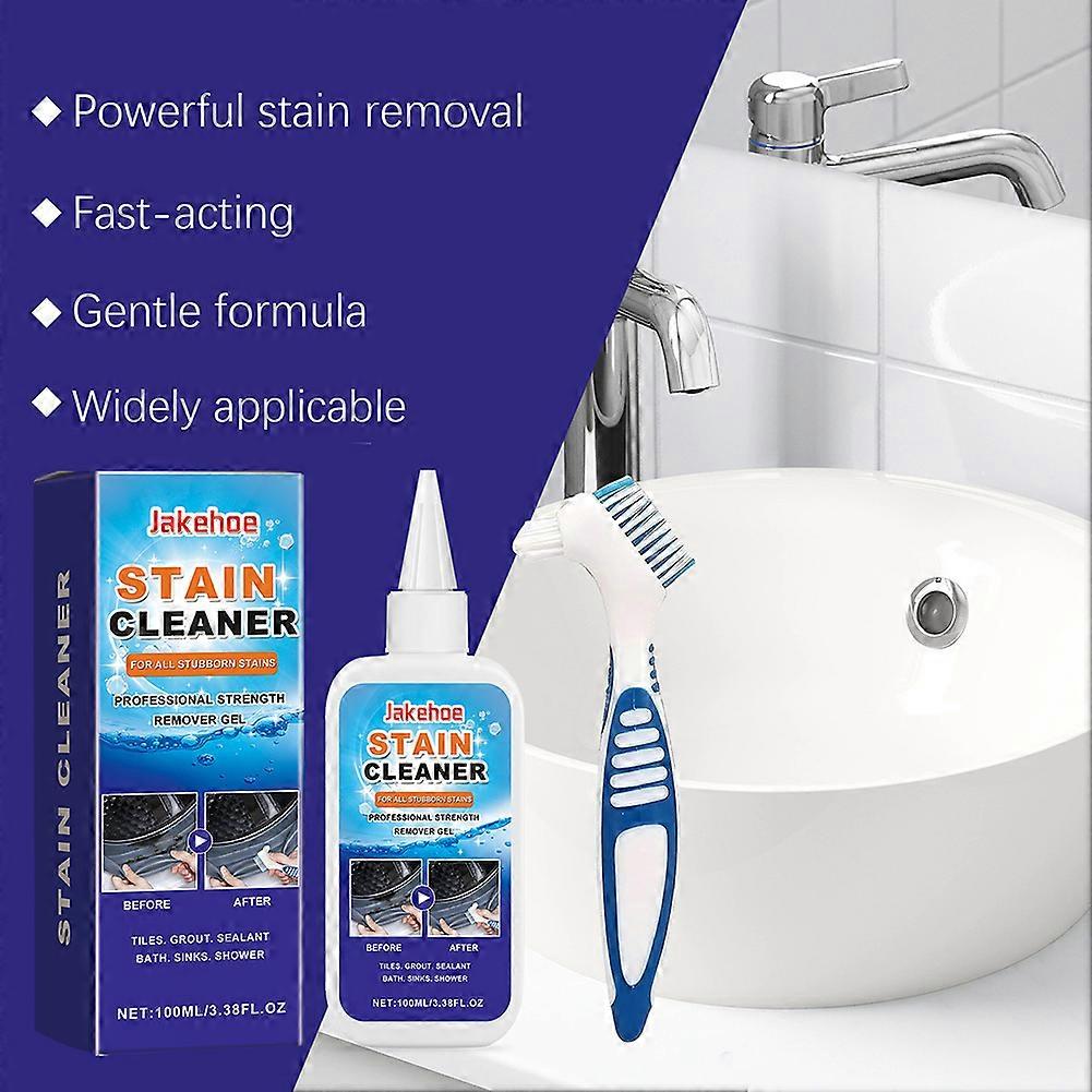 Household Powerful Stain Removal Gel with Brush, Washing Machine ...