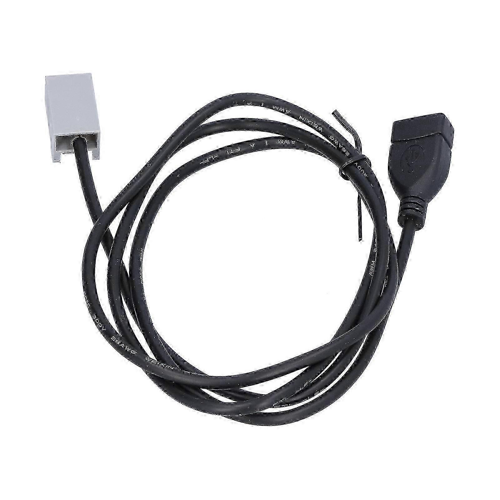 AUX USB Audio Input Cable Adapter Cord for Honda Civic Jazz CR-V Accord ...