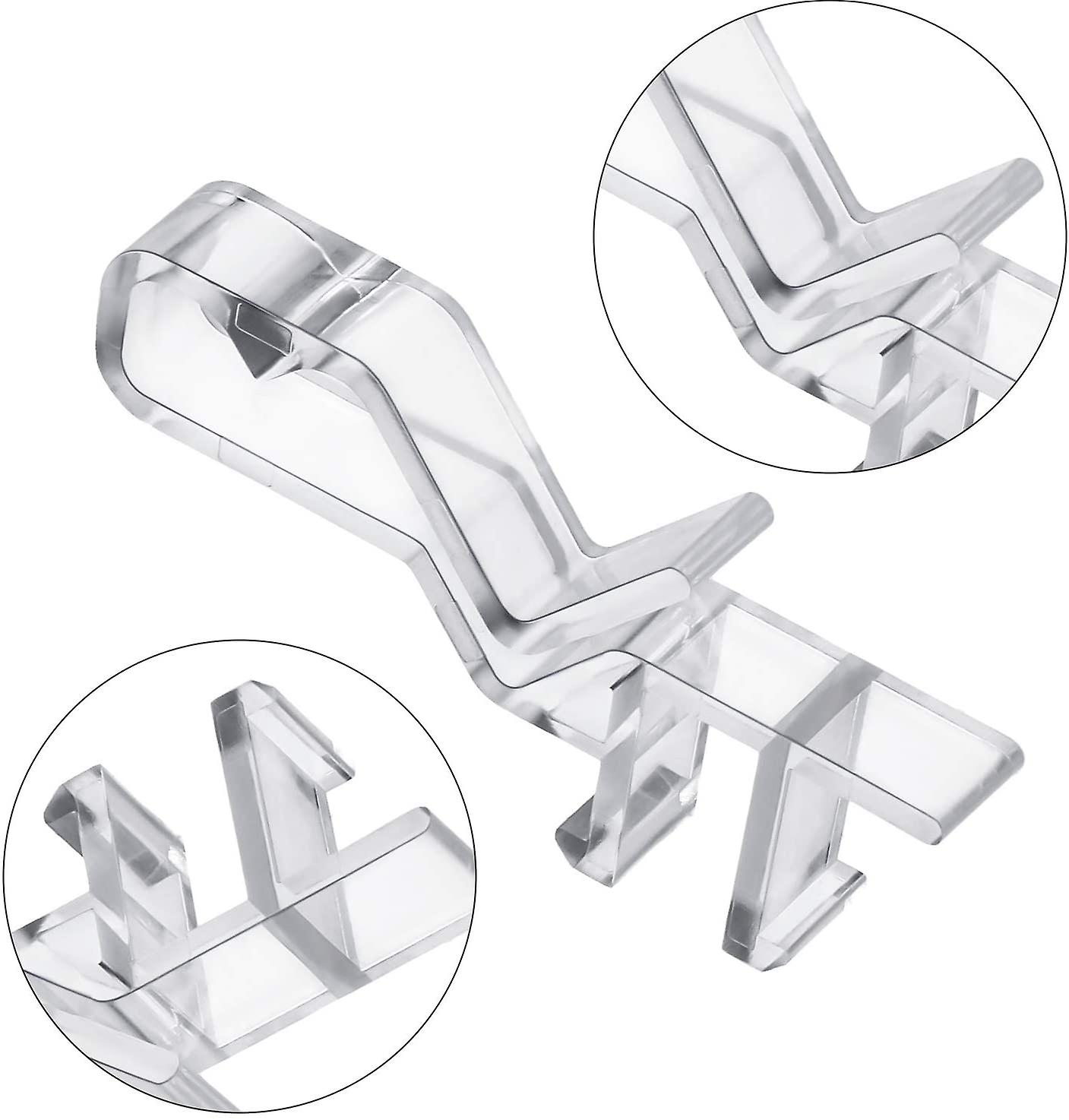 Hidden Valance Clips Clear Plastic Valance Clips For Horizontal Blind ...