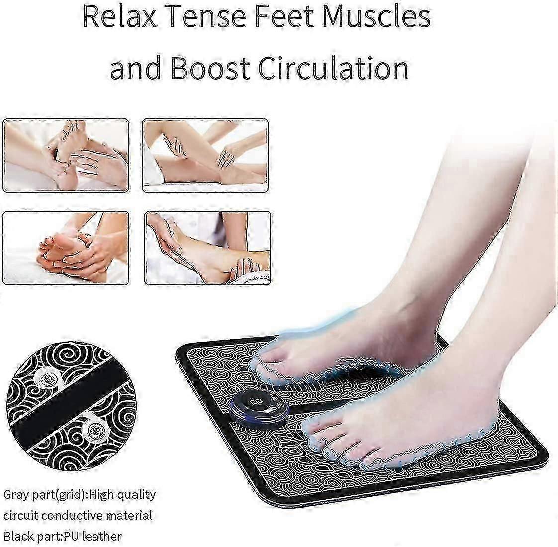 EMS Foot Massager Neuropathy Feet for Circulation and Pain Relief ...