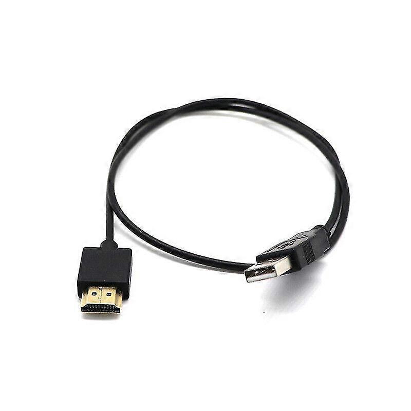 1 x HDMI to USB cable, USB to HDMI Male Power Supply Cord, Pure Copper ...