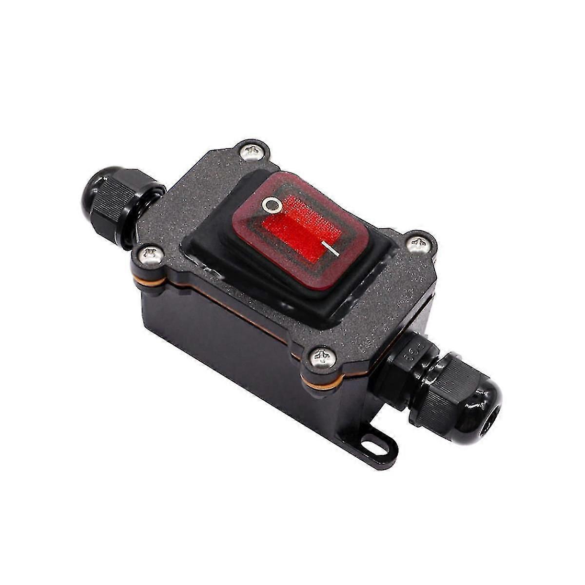 Ip67 Waterproof Inline Switch 12v Dc 25a High Current Power Waterproof ...
