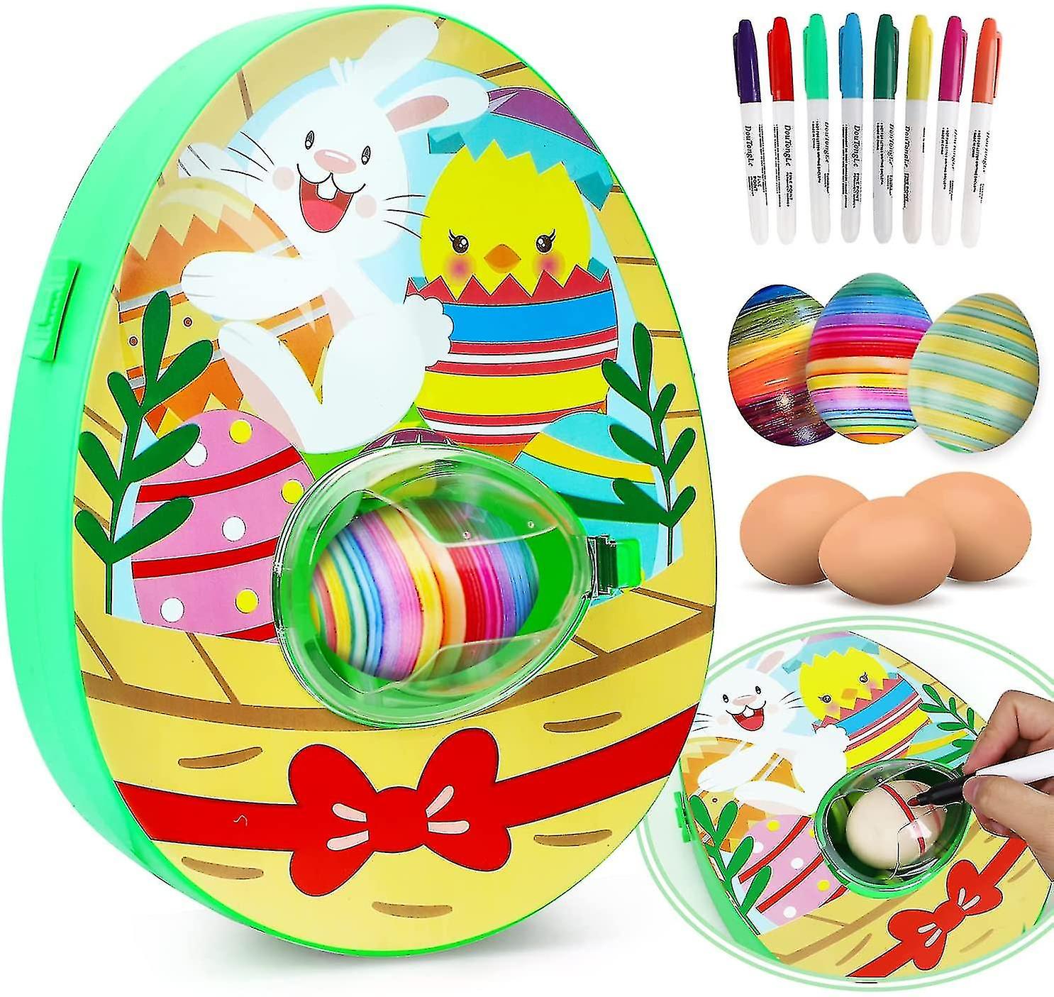 Easter Egg Decorating Kit - Easter Egg Spinner A-mazing Egg Coloring ...