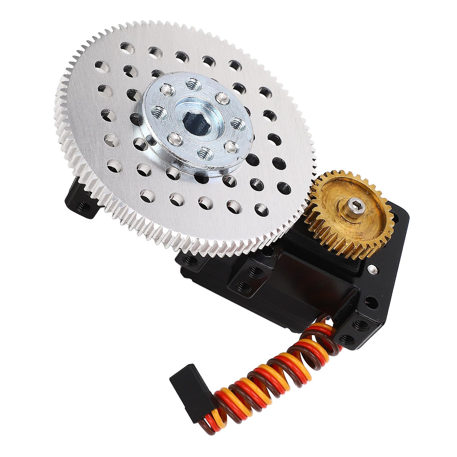 Servo Steering Gear Box 3:1 Ratio Feedback Continuous Mode Servo ...