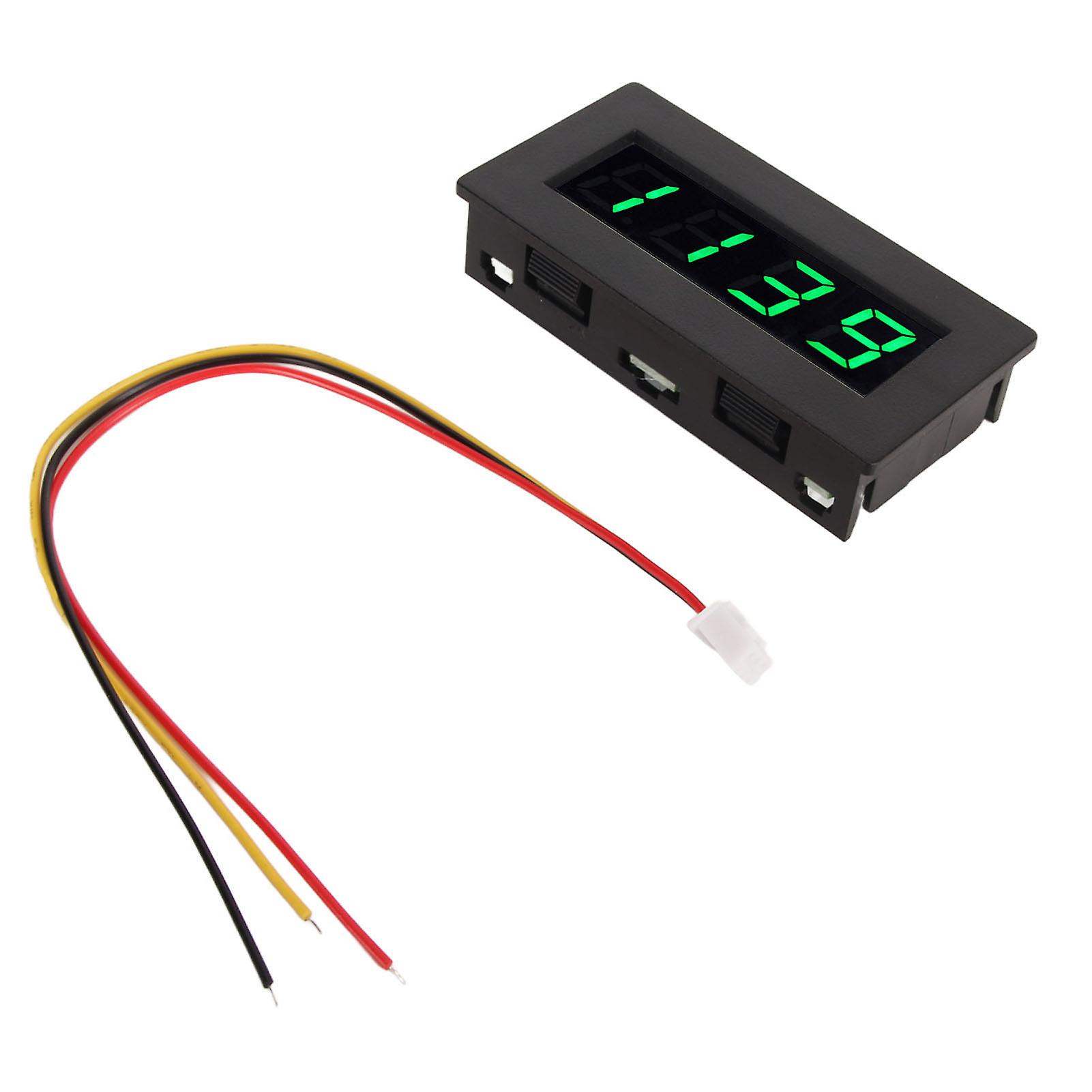 Digital Frequency Meter Speedometer Dc 8 To 15v 0.56 In 5 To 9999 Rpm 4 ...